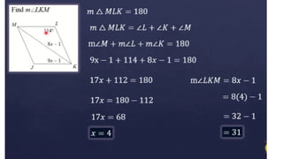 properties of parallelogram square rectangle and rhombus | PPTX