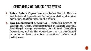 Law enforcement operations with crime mapping | PPTX