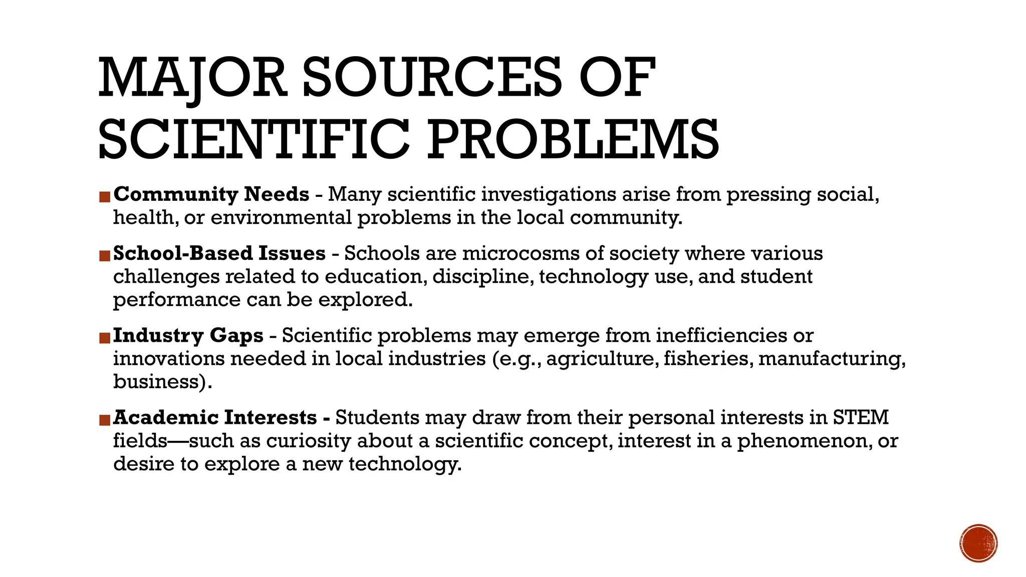 LESSON 2. - IDENTIFYING SCIENTIFIC PROBLEMS | PPTX