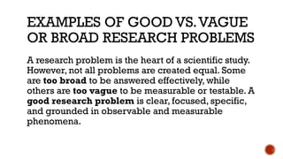LESSON 2. - IDENTIFYING SCIENTIFIC PROBLEMS | PPTX