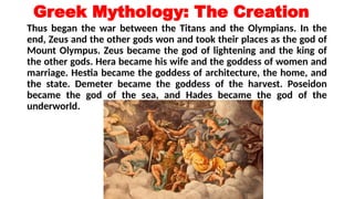 Creation Myth and Nature Myth (Greek, Norse) | PPTX