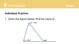 Understanding Exterior Angle Inequality and Theorems in Triangles | PPTX