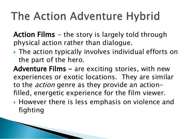 GCSE Media Action Adventure Lesson 2 - action adventure films intro