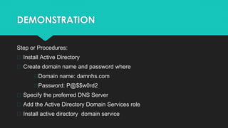 LESSON 2 - Active Directory and Domain Controller.pptx