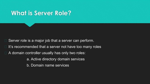 LESSON 2 - Active Directory and Domain Controller.pptx | Operating Systems | Computer Software ...