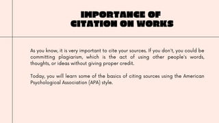 APA Citation Basics | PDF
