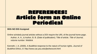 APA Citation Basics | PPT