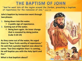 Lesson 2 | Baptism and the temptations | Sabbath school | Power point ...