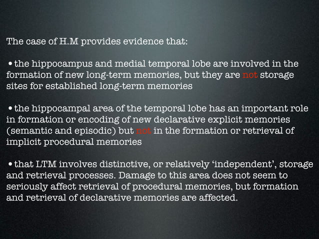 Lesson 2 brain structures involved in memory function 2015 | PPT