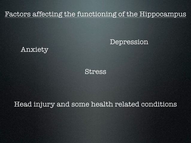 Lesson 2 brain structures involved in memory function 2015 | PPT