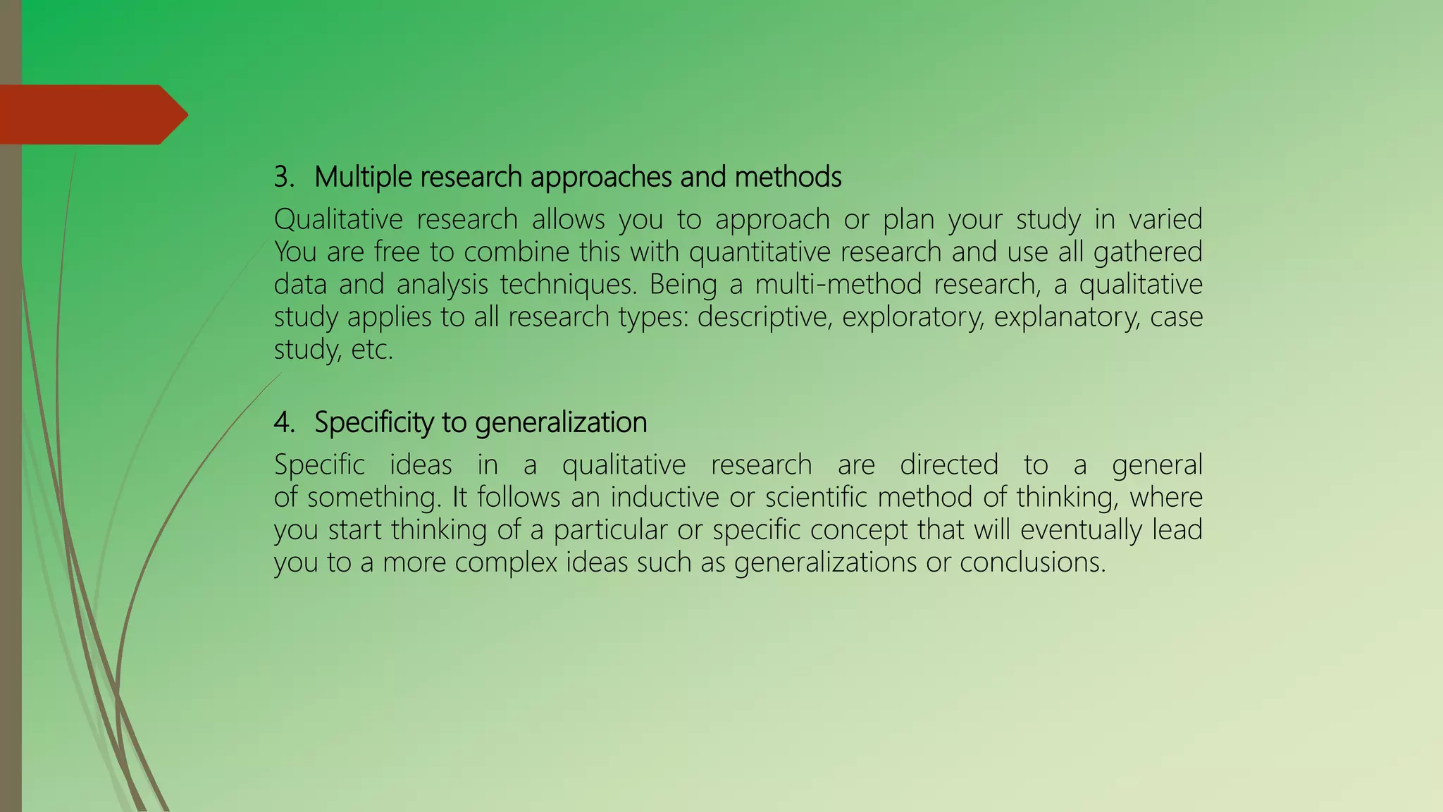 Lesson 2 characteristics, purpose and types of research | PPTX