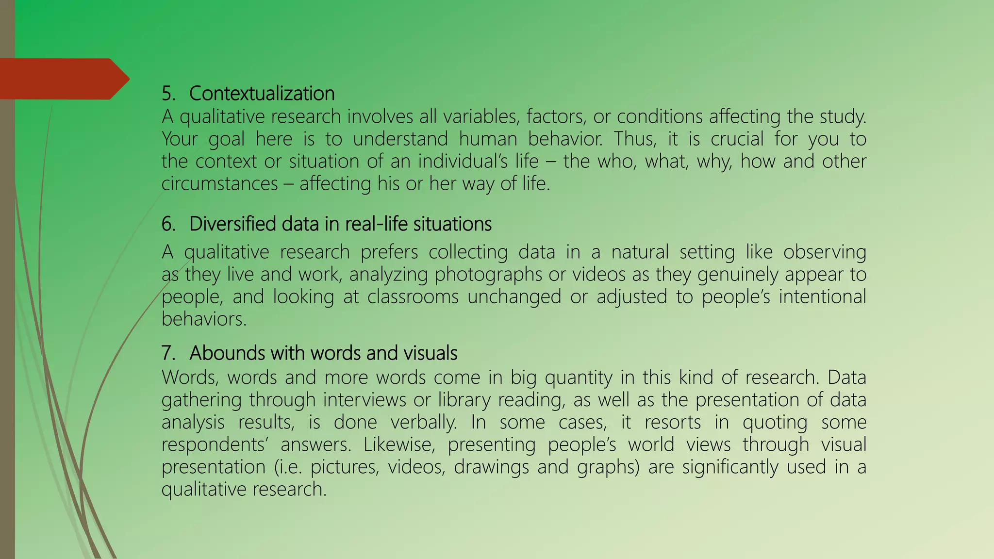 Lesson 2 characteristics, purpose and types of research | PPTX