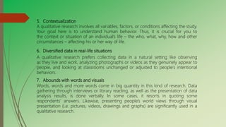 Lesson 2 characteristics, purpose and types of research | PPTX