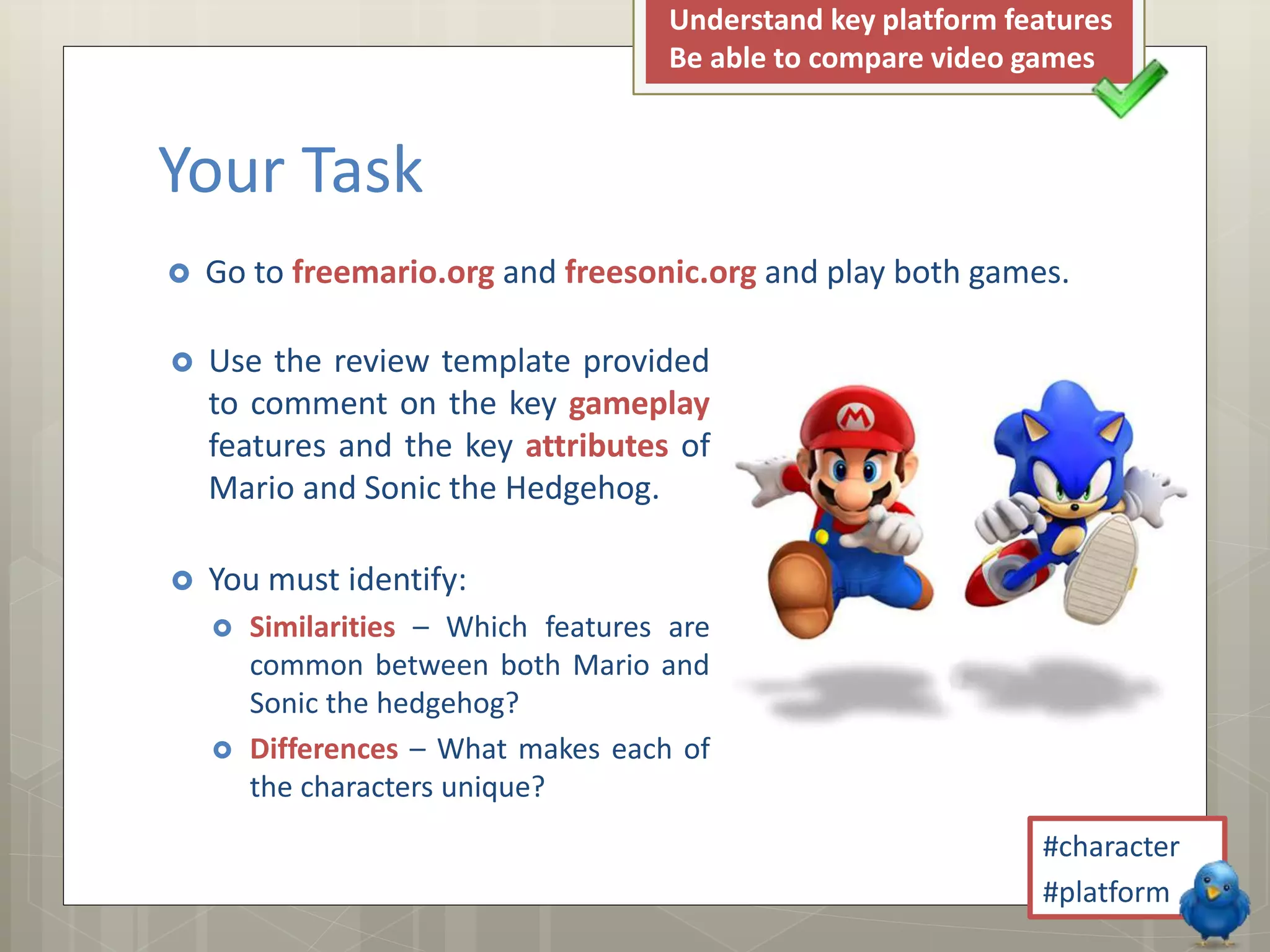 LO1 - Lesson 2 - Characters | PPTX