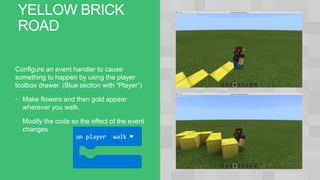 Lesson2 - Coding with Minecraft - Events.pptx