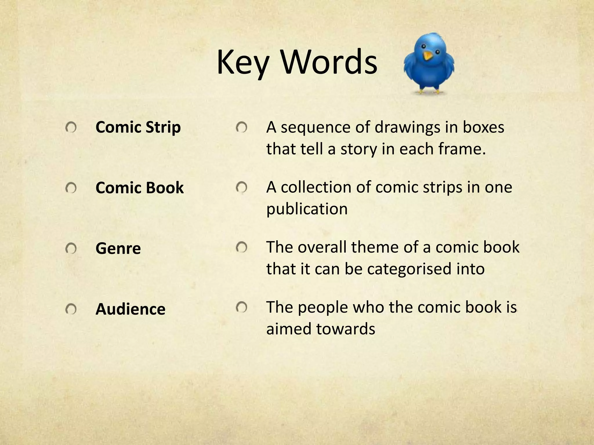 306 - Lesson 2 - Comic Book Research | PPT