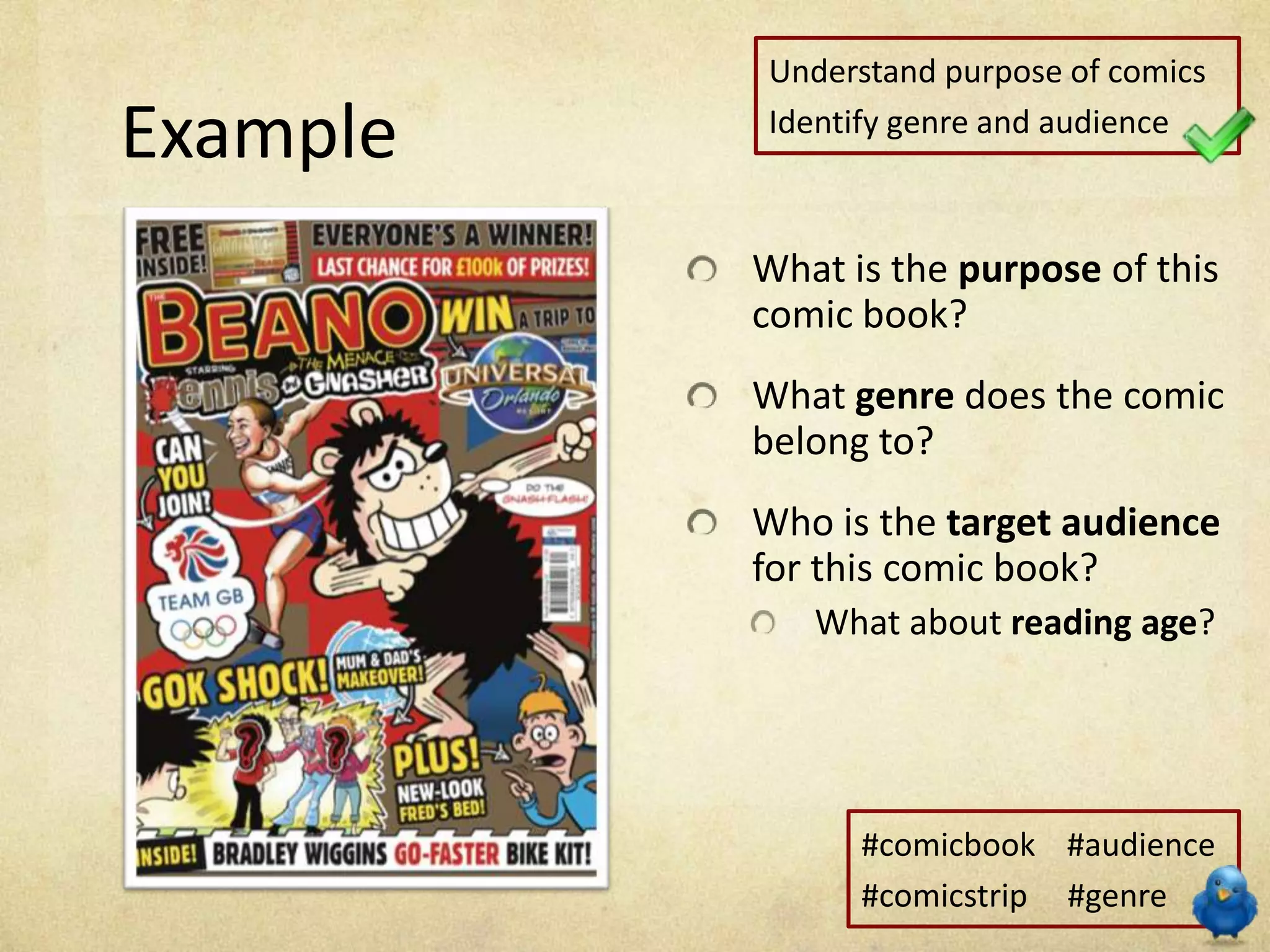 306 - Lesson 2 - Comic Book Research | PPTX
