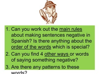 Lesson 2. common negative words | PPT