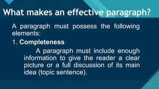 Lesson 2- Composing Effective Paragraph.pptx