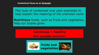 LESSON 2 - CONTEXTUAL CLUES, be a detective to find unknown words | PPT