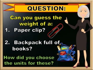 Converting units of weight | PPT