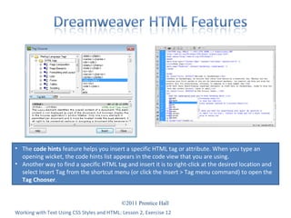 Lesson 2 cs5 | PPT | Web Design and HTML | Internet