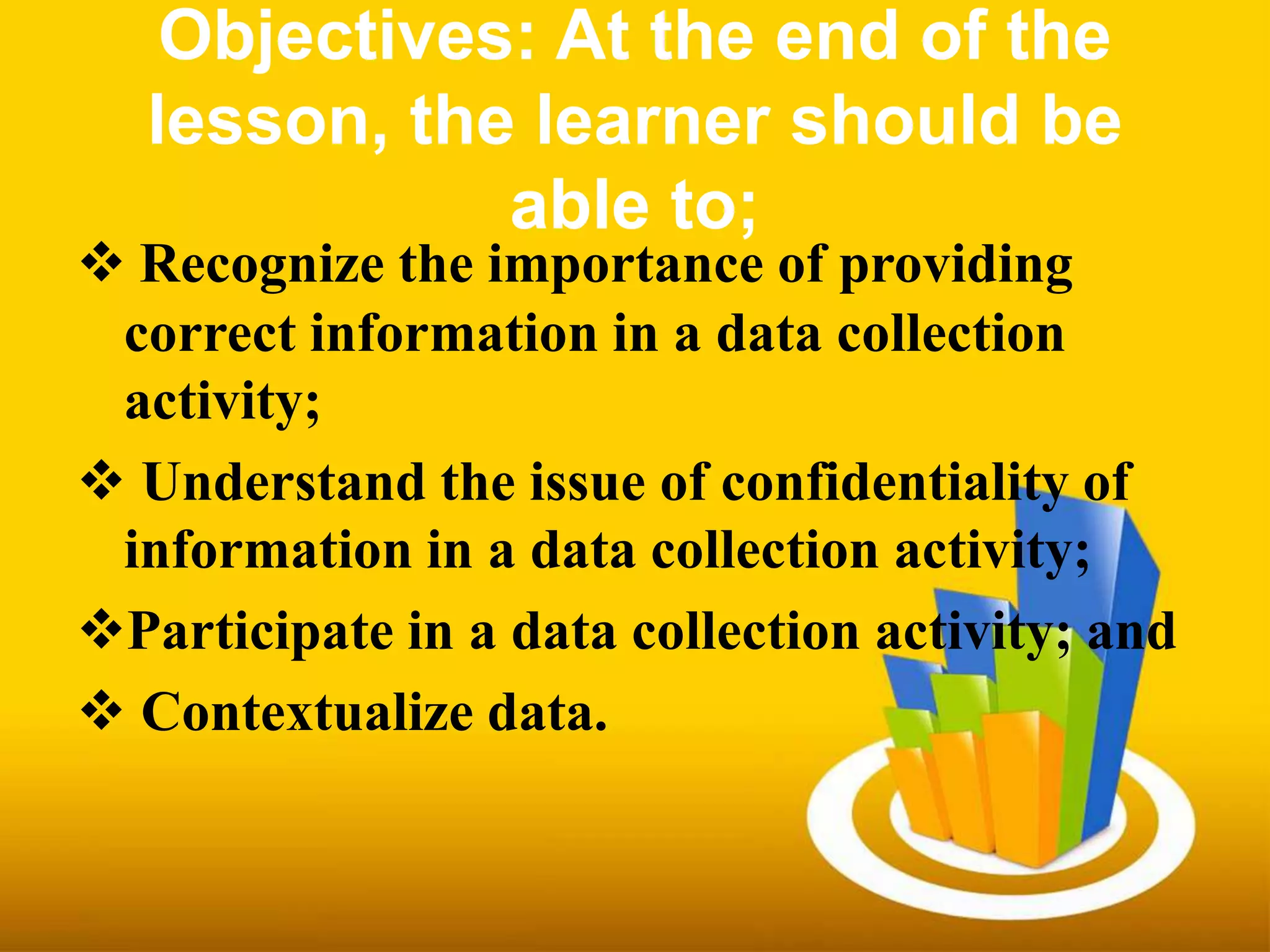 Lesson 2 data collection activity | PPTX