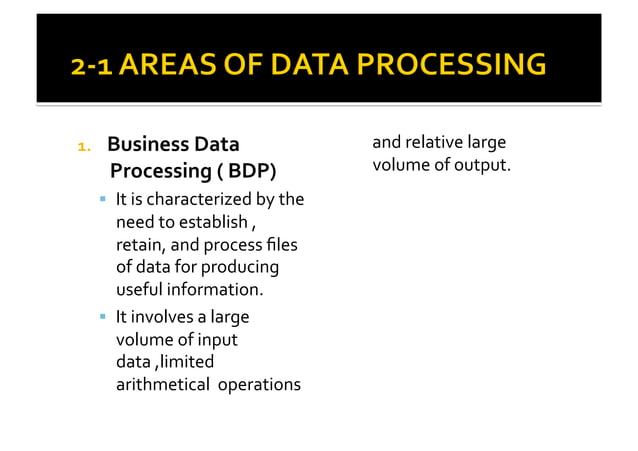 Lesson 2 Data processing | PPT