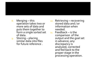 Lesson 2 Data processing | PPT