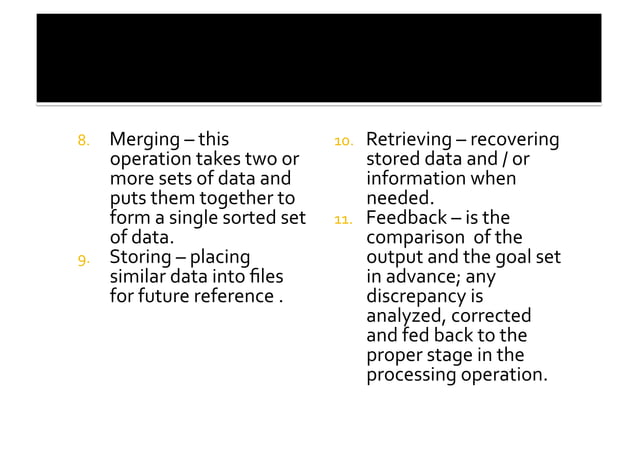 Lesson 2 Data processing | PPT