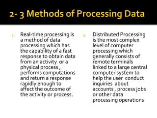 Lesson 2 data processing | PPTX | Computer Software and Applications | Computing