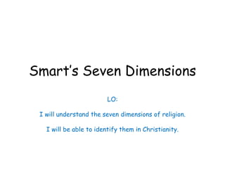 Lesson 2 Seven Dimensions | PPTX