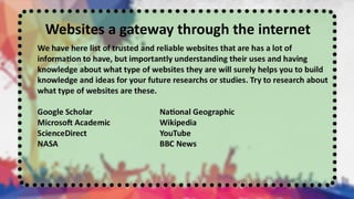 Lesson 2 evaluating a website | PPT