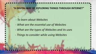 Lesson 2 evaluating a website | PDF
