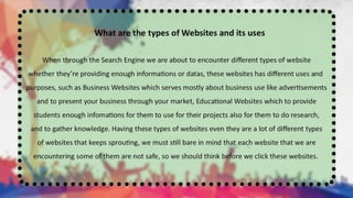 Lesson 2 evaluating a website | PDF