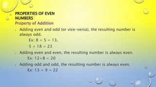 Lesson 2 even numbers | PPT
