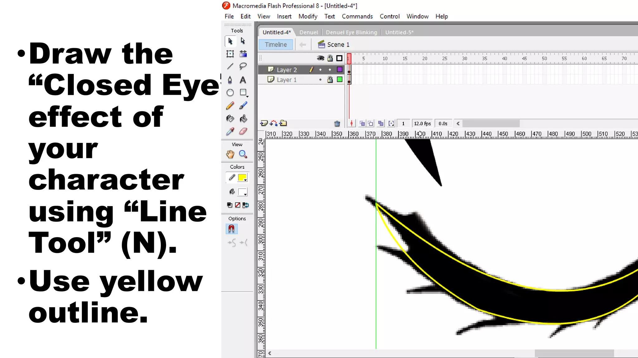 2D Animation: Eye Blinking Tutorial | PDF | Computer Animation | Computer Software and Applications