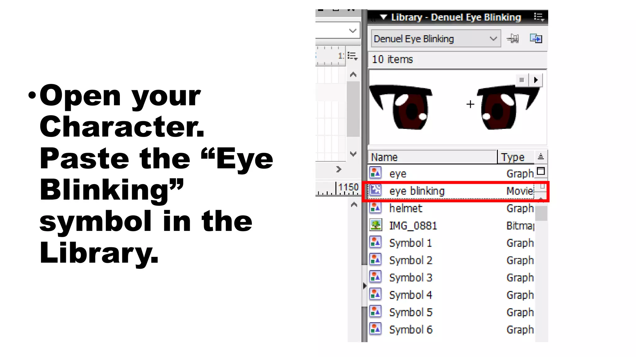 2D Animation: Eye Blinking Tutorial | PDF | Computer Animation | Computer Software and Applications