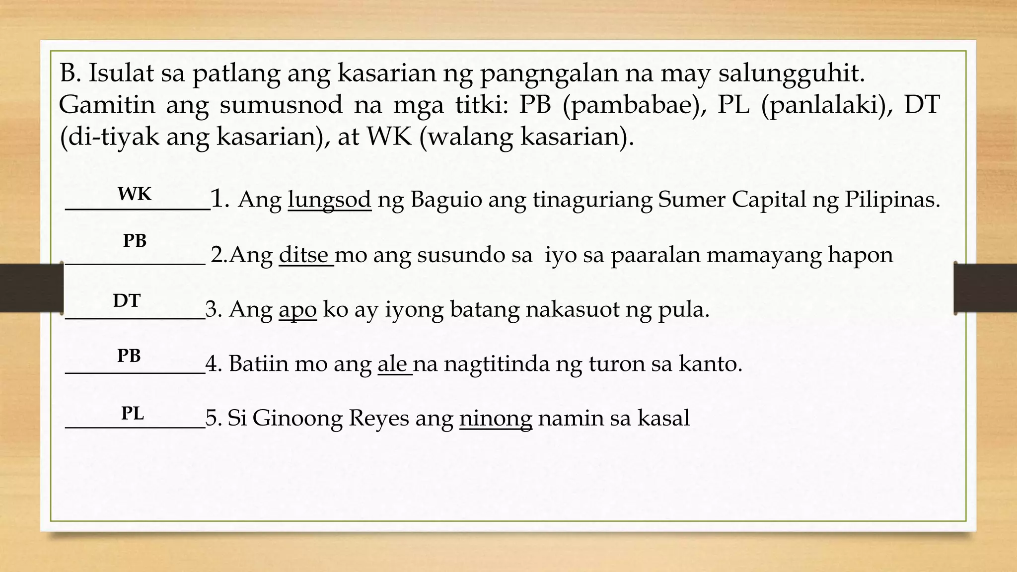 Lesson 2 - Filipino 4 - Q1W2_Pagmamalasakitan Natin ang mga Hayop .pptx