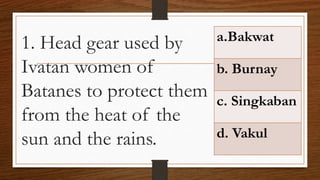 ARTS 1ST QUARTER Lesson 2 folk arts of cagayan valley and central luzon ...