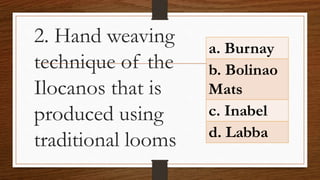 ARTS 1ST QUARTER Lesson 2 folk arts of cagayan valley and central luzon ...