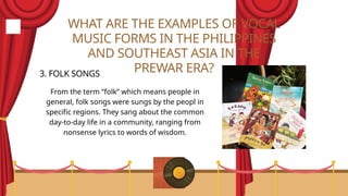 LESSON 2 - FOLK MUSIC AND ARTS grade 7- pptx | PPTX