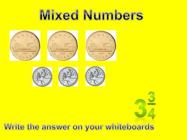 Mixed Numbers & Equivalent Fractions | PPTX