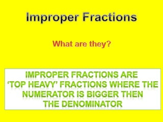 Mixed Numbers & Equivalent Fractions | PPTX