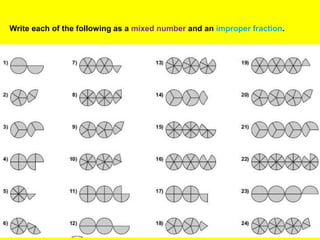Mixed Numbers & Equivalent Fractions | PPTX