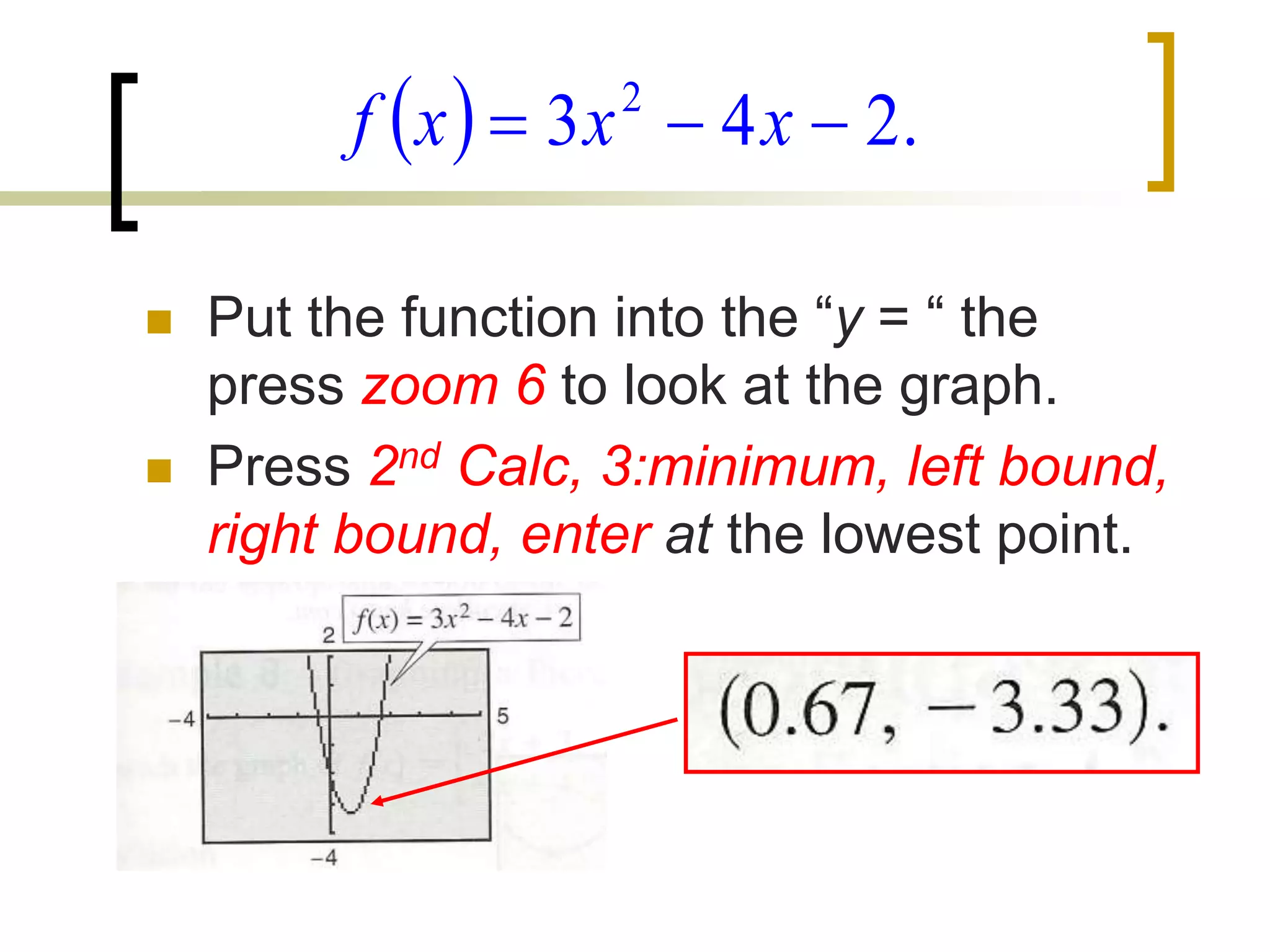 Lesson 2 Functions And Their Graphs Notes Ppt