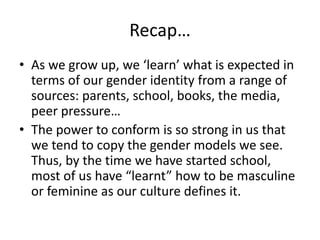 AS Lesson 2 gender and stereotypes | PPTX
