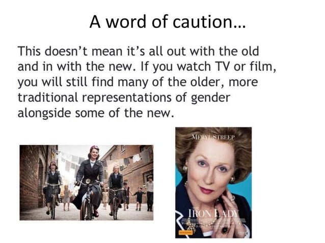 Lesson 2 - Representation - Gender and stereotypes | PPT