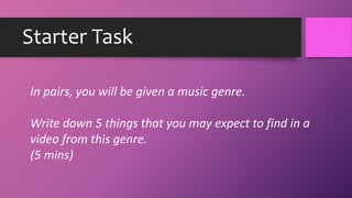 Lesson 2 genre conventions | PPT