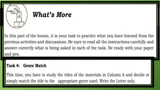 LESSON 2- GENRE OF VIEWING.pptx